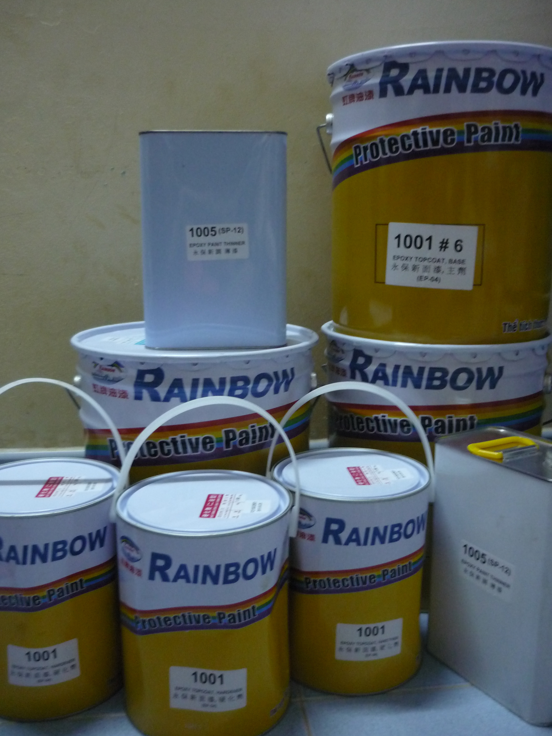 Sơn Epoxy Rainbow Topcoat 1001#6 18L – VẬT LIỆU CÔNG TRÌNH