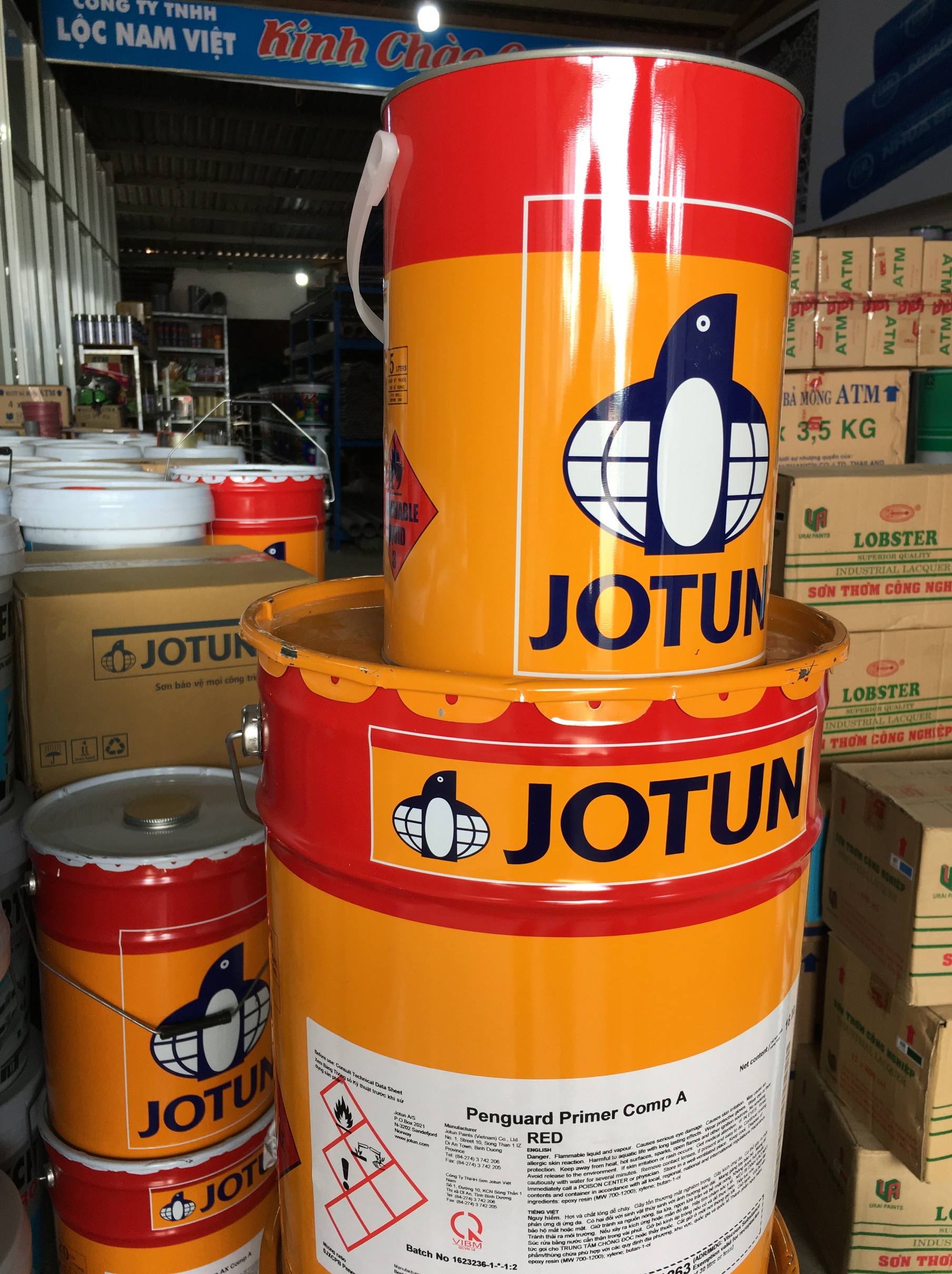 Sơn Lót chống rỉ Epoxy Jotun Penguard Primer Red 20L/bộ – VẬT LIỆU CÔNG ...