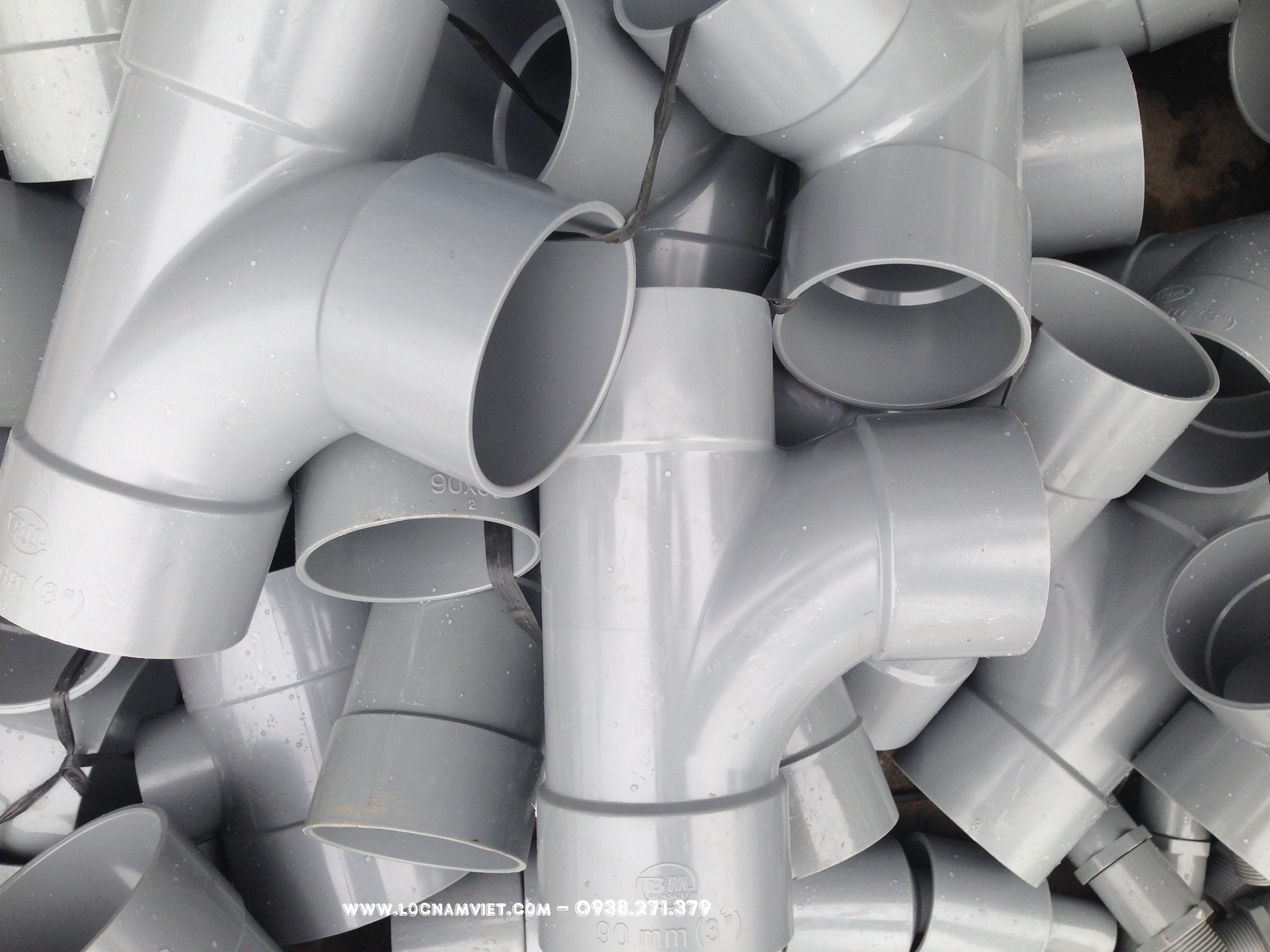Tê cong nhựa uPVC phi 90 Bình Minh – VẬT LIỆU CÔNG TRÌNH
