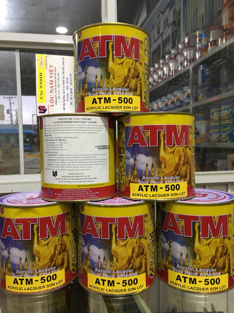 Sơn lót nhũ vàng ATM – 500 – VẬT LIỆU CÔNG TRÌNH