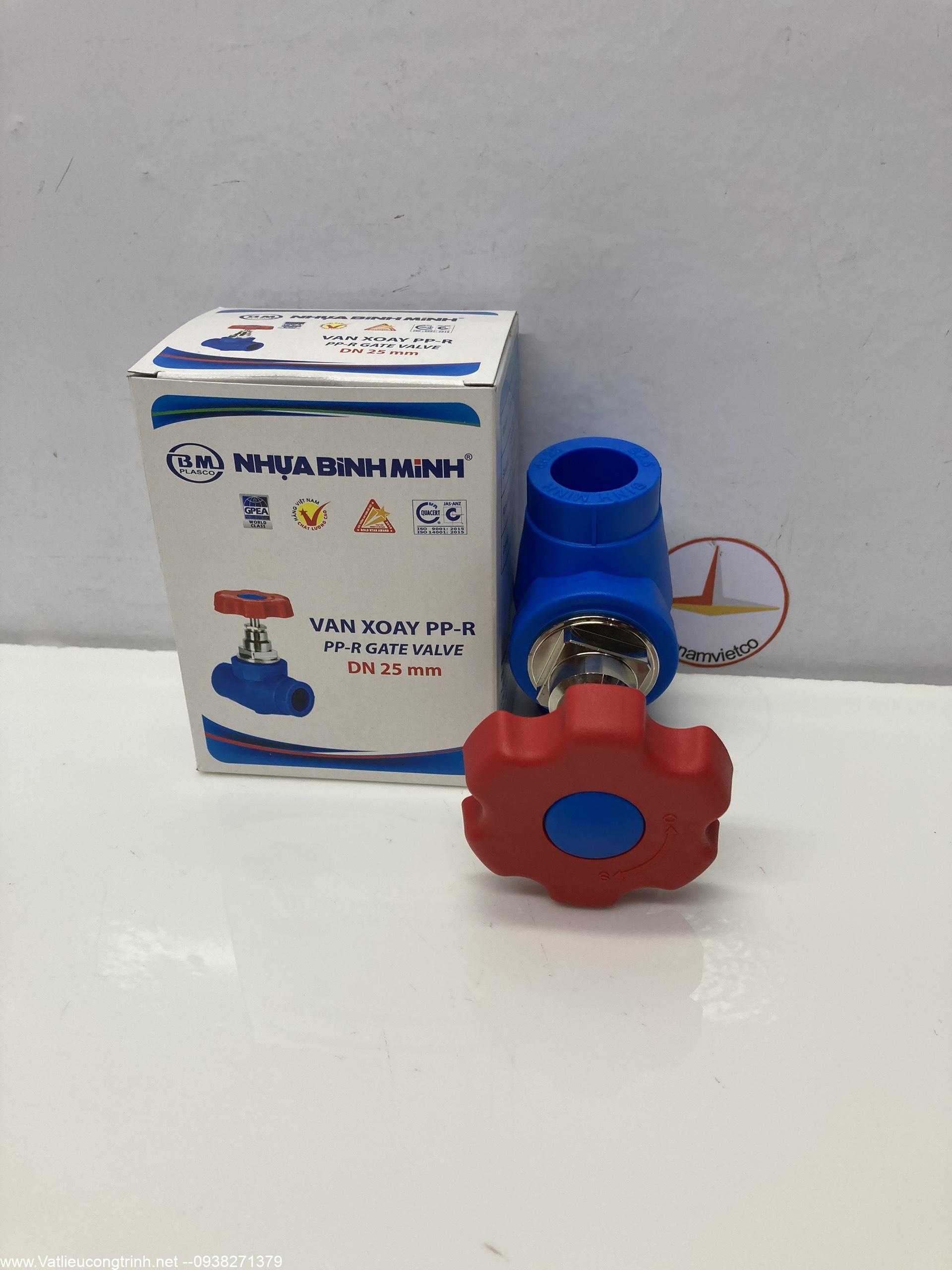 Van xoay 25 nhựa PPR Bình Minh/Gate Valve 25_VX25 – VẬT LIỆU CÔNG TRÌNH