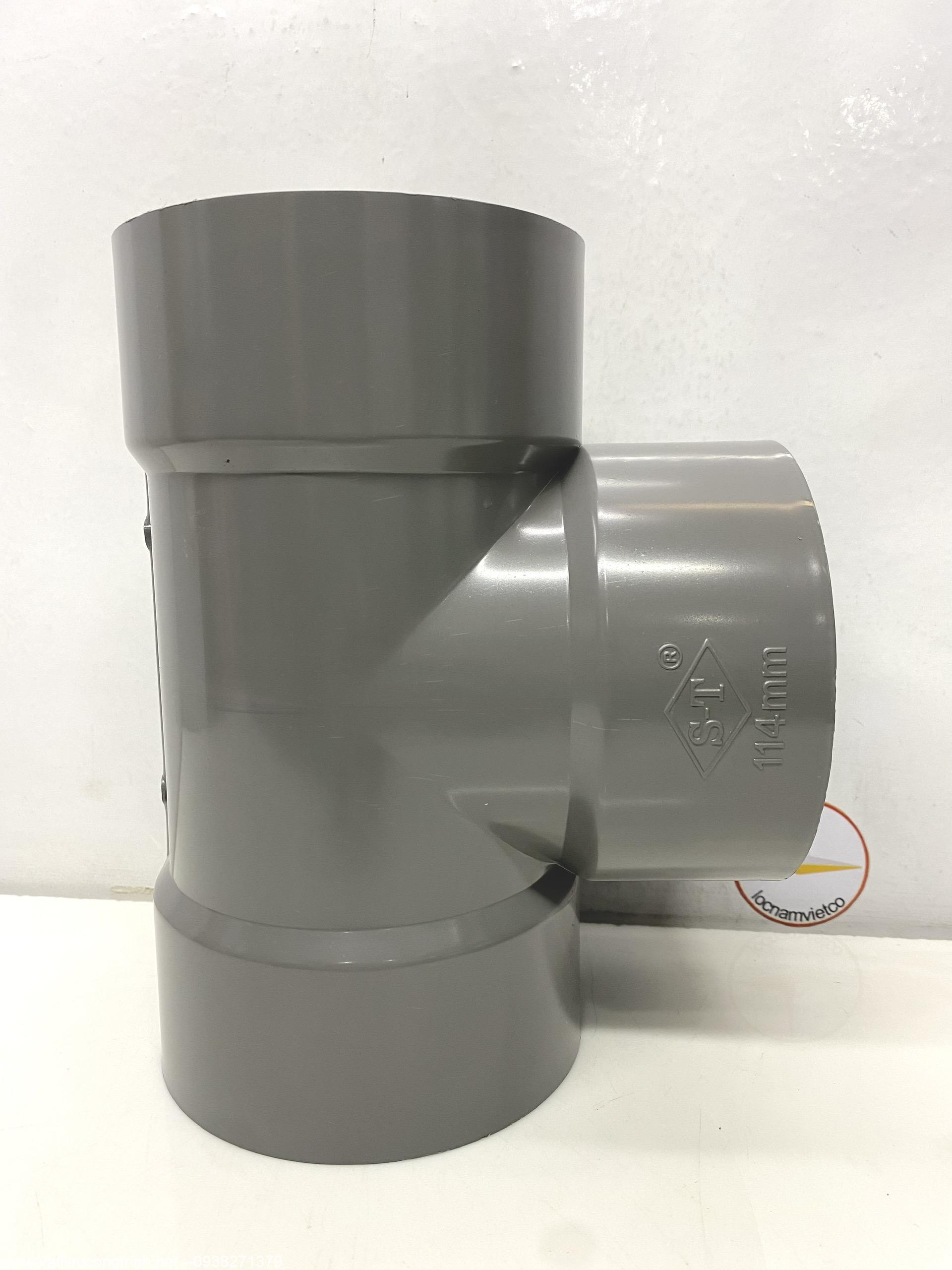 Tê 114 nhựa PVC ST (Tee)_T114ST – VẬT LIỆU CÔNG TRÌNH